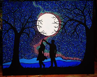 Romantic painting | Etsy