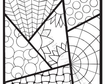 eating disorder recovery printable adult coloring page