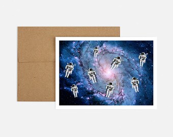 Astronaut card | Etsy