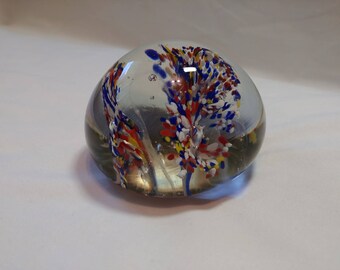 Hand blown glass paperweight | Etsy