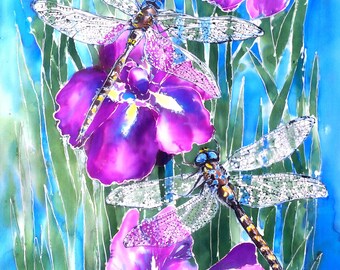 Dragonfly painting | Etsy
