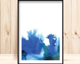 Abstract beach art | Etsy