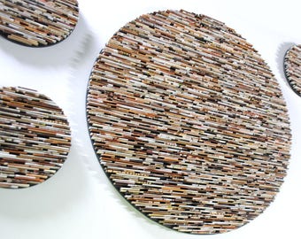 Round wall art | Etsy