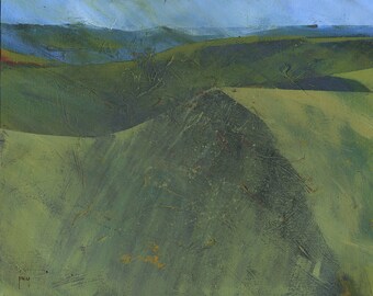 Landscape paintings with a semi-abstract touch by PaulBaileyArt