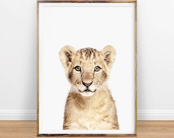 Lion print | Etsy