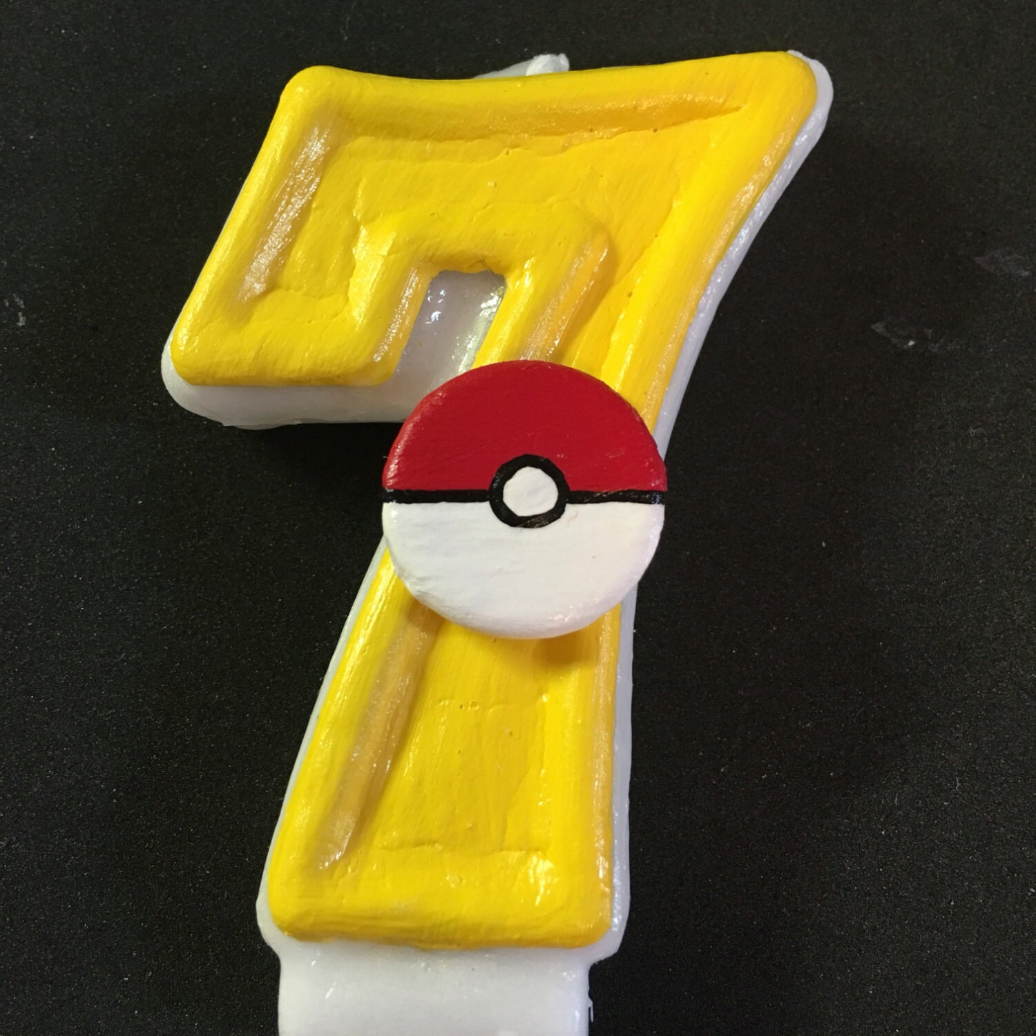Pokemon Inspired Birthday Candle