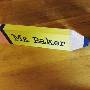 Teacher name tag | Etsy