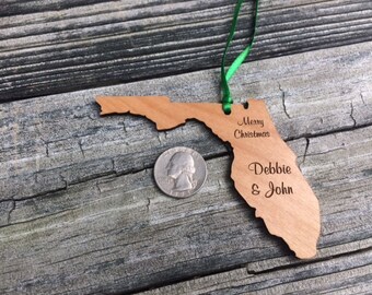 Florida State Wood Cutout Home