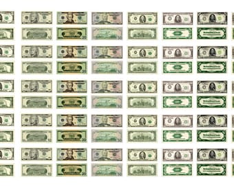 Miniature money | Etsy