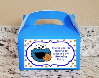 Cookie monster label | Etsy