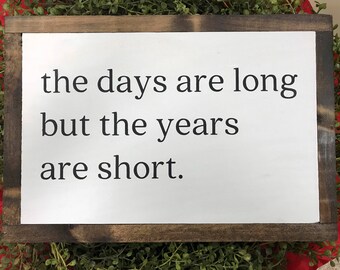 Years are short | Etsy