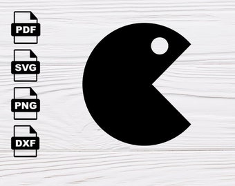 Pacman svg | Etsy