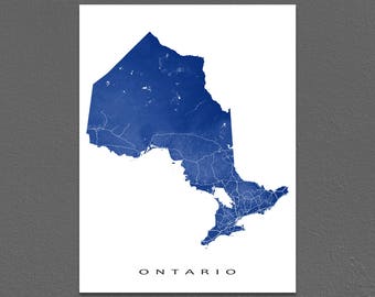 Bancroft Map Print Ontario Art Canada Poster