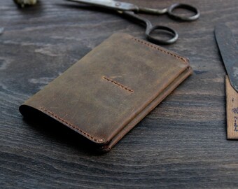 Leather biker wallet | Etsy