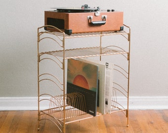 Record player stand | Etsy