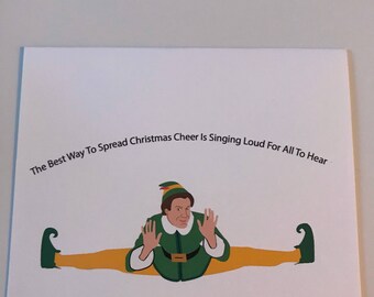 Elf christmas cards | Etsy