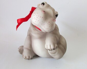 Ceramic hippo | Etsy