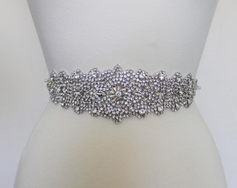 Rhinestone belt | Etsy