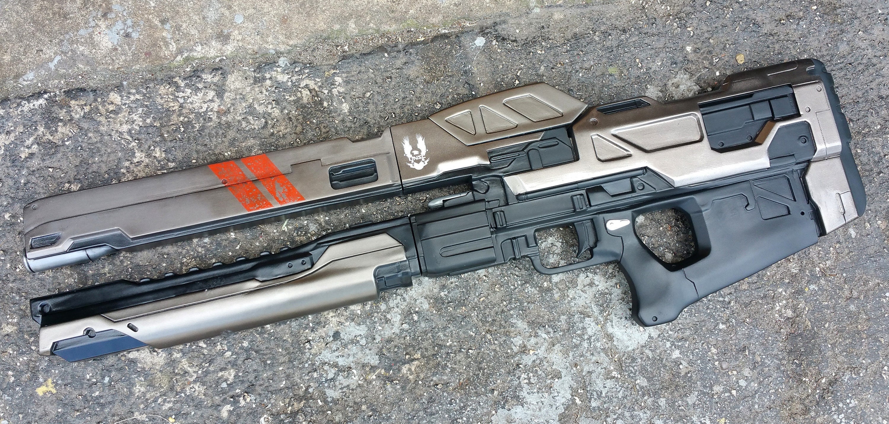 HALO 5 Railgun Replica Prop Illuminated Display