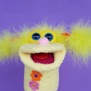 Yellow hair puppet | Etsy