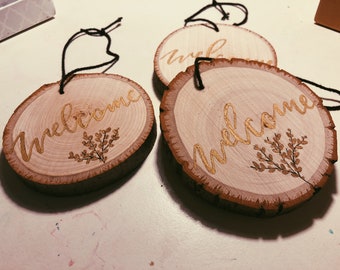 Wooden welcome sign | Etsy