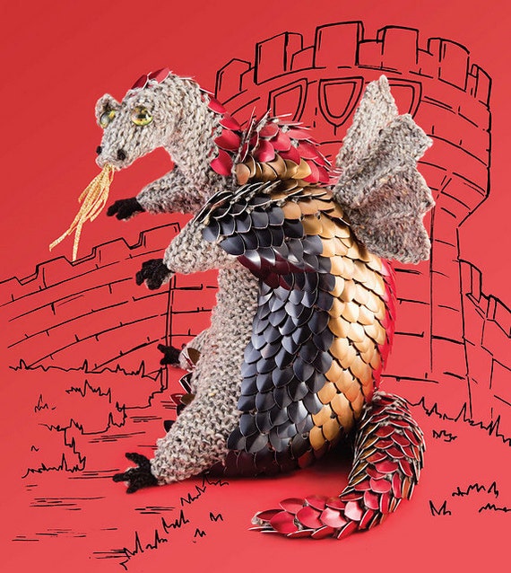 Drake the Dragon Scales kit Red Bronze and Black