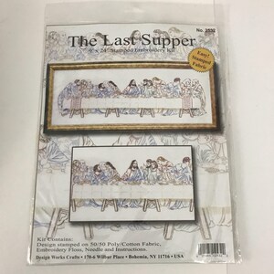 Last supper cross stitch | Etsy