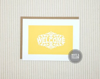 Welcome card | Etsy