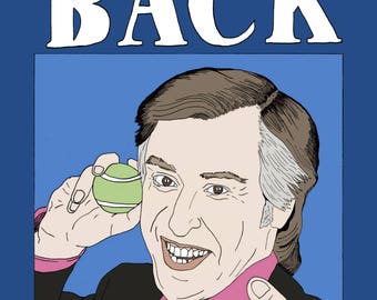 Alan Partridge print A4 Lynn I've pierced my foot
