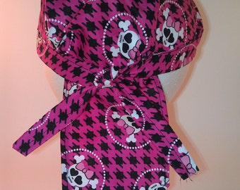 PDF Creepy skull Doo Rag Crochet Pattern