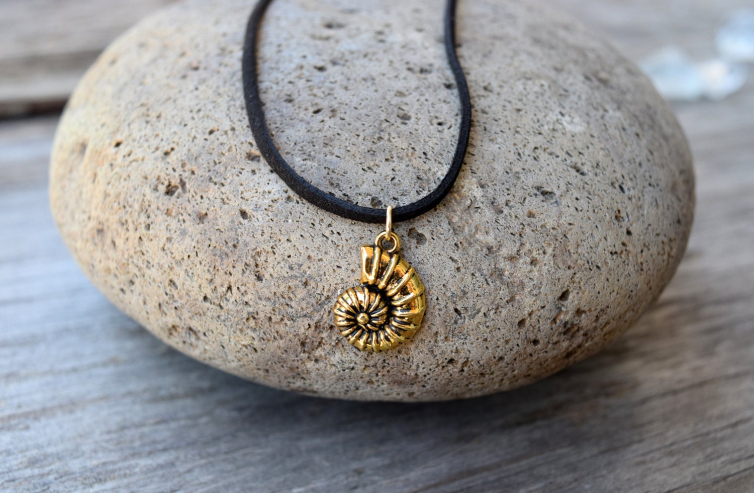 Ursula Inspired Necklace, Ariel Voice Necklace, Little Gold Shell ...