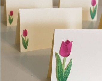 Spring place cards | Etsy