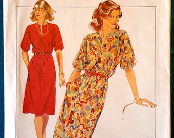 1980s dress pattern | Etsy