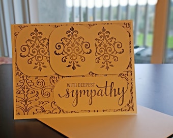 Blank sympathy card | Etsy