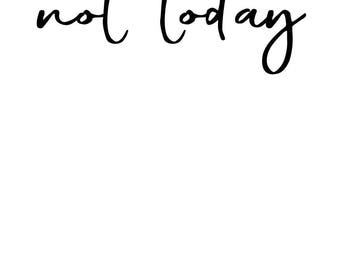 Nope Not Today Funny Coffee Mug Grumpy Cat Mug Funny Grumpy