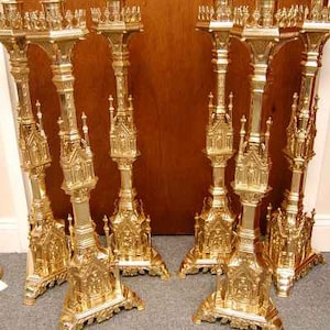 Altar candlesticks | Etsy