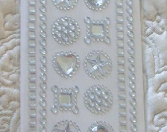 48 colorful diamond stickers hung diamond gemstone jewelry