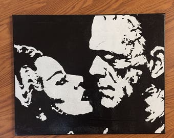 Frankenstein stencil | Etsy