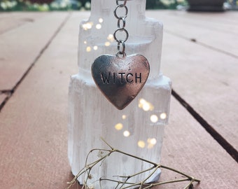 Witch keychain | Etsy