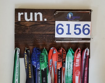 Running bib holder | Etsy