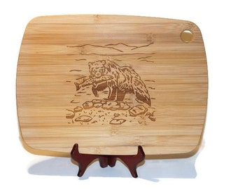 Bear cutting board | Etsy