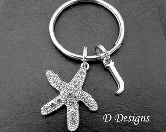 Starfish keychain | Etsy