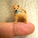 Miniature Dingo Puppy Tiny Crochet Dog Stuffed Animals