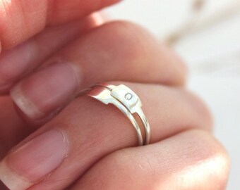 Signet Ring Silver Silver Plated Signet Ring Signet Ring