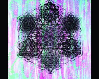 Sacred geometry art | Etsy