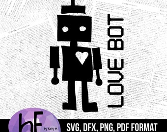 Robot svg | Etsy