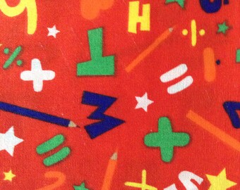 Math fabric | Etsy