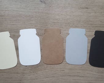 Mason jar tag | Etsy