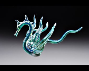 Blown glass dragon | Etsy