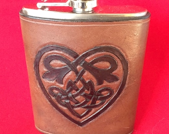 Celtic Healing Pentacle Heart Pentacle Wood Carved Celtic